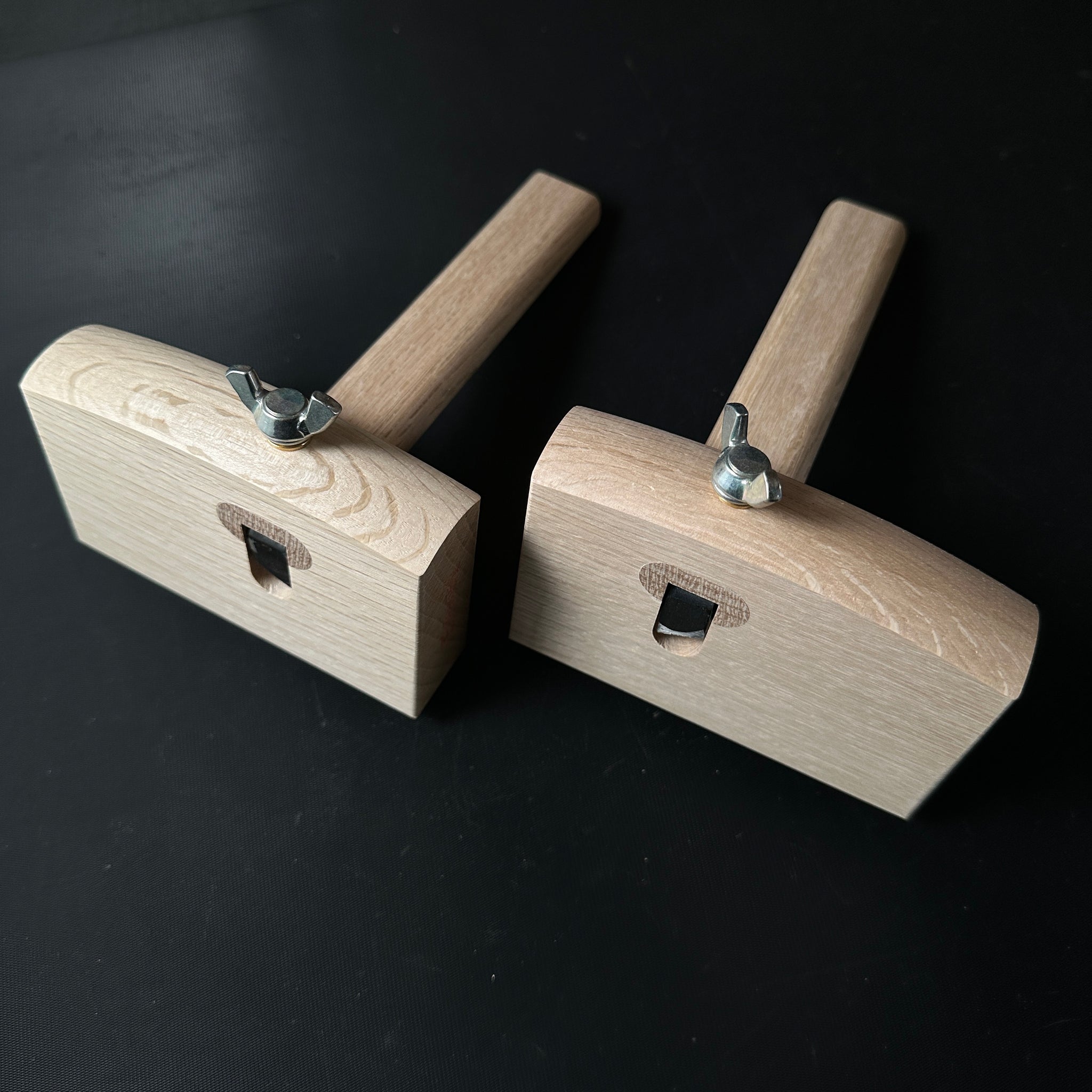 優美堂 鎌毛引幅広 Yubido Marking gauge wide body with two scribing rods