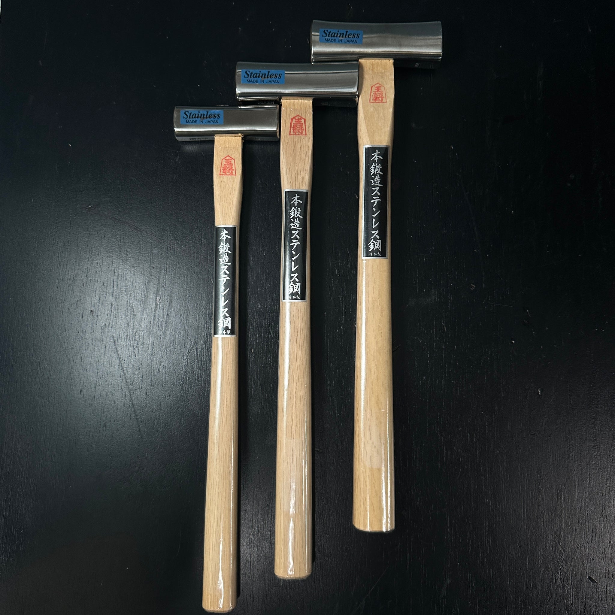 Old stock Ohsho stainless steel Square Hammers(Genno) by Susa 掘出し物 王将