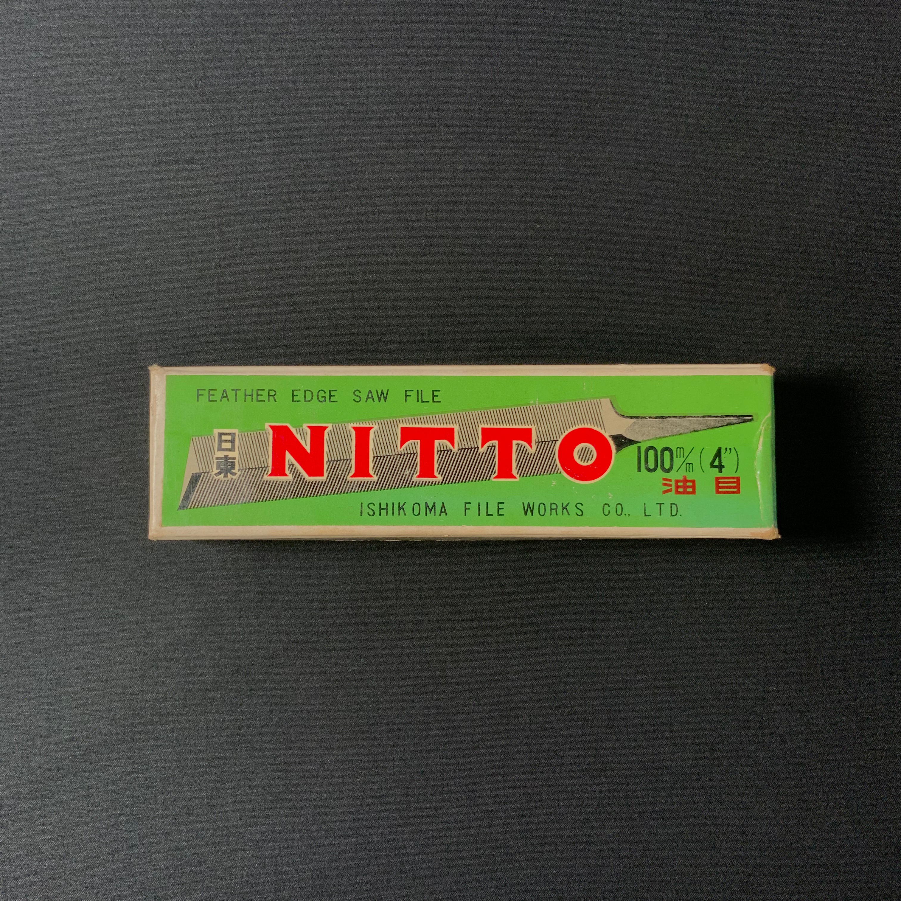 Old Stock NITTO file for Handsaw sharpening (Surikomi-Yasuri) Double-s