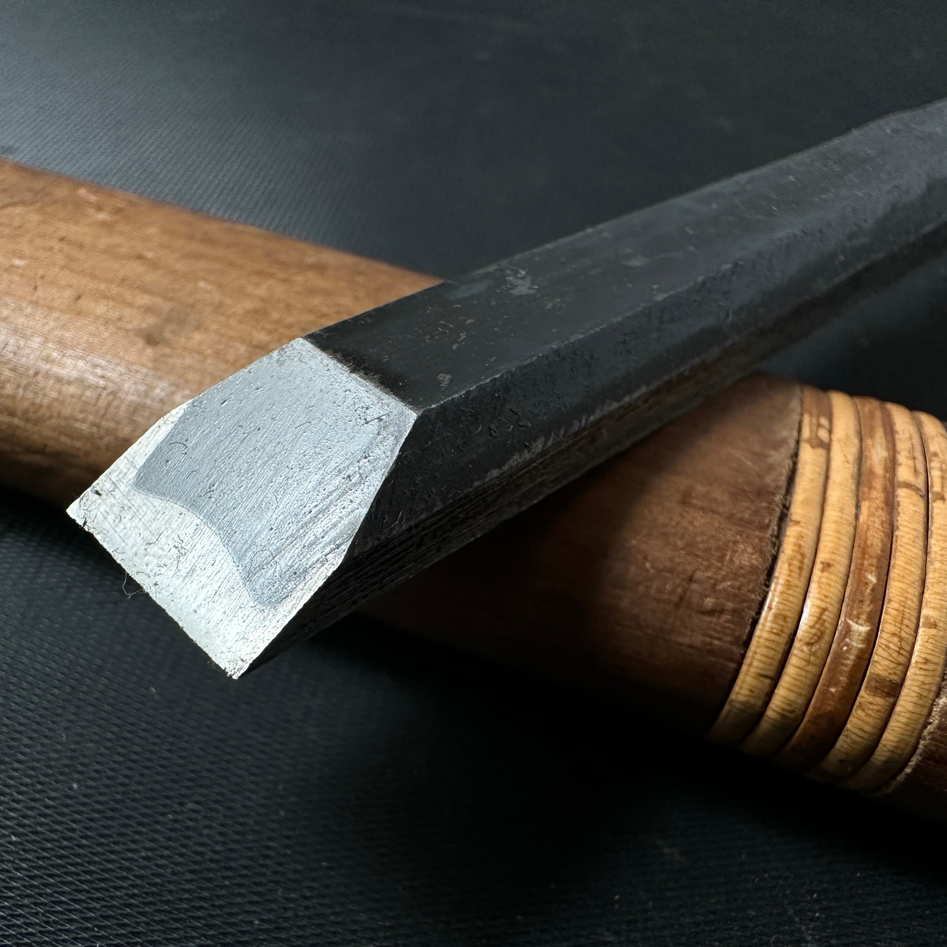 Kanetake Long neck Timber chisels 15mm by Takahashi Norikazu 高橋典三作 カネ武 ...