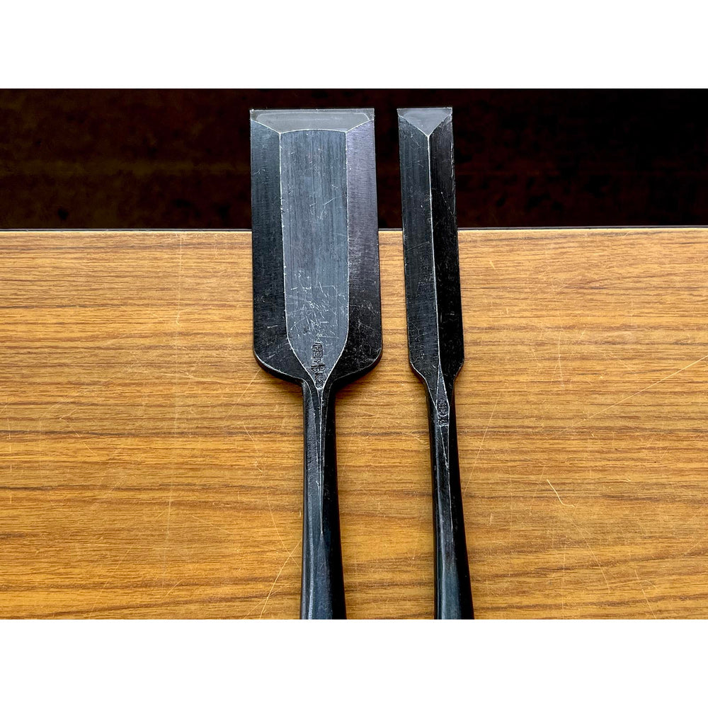 Old stock Takashiba Slick Chisels set (Ootsuki-nomi, Hontsuki-Nomi) 掘出