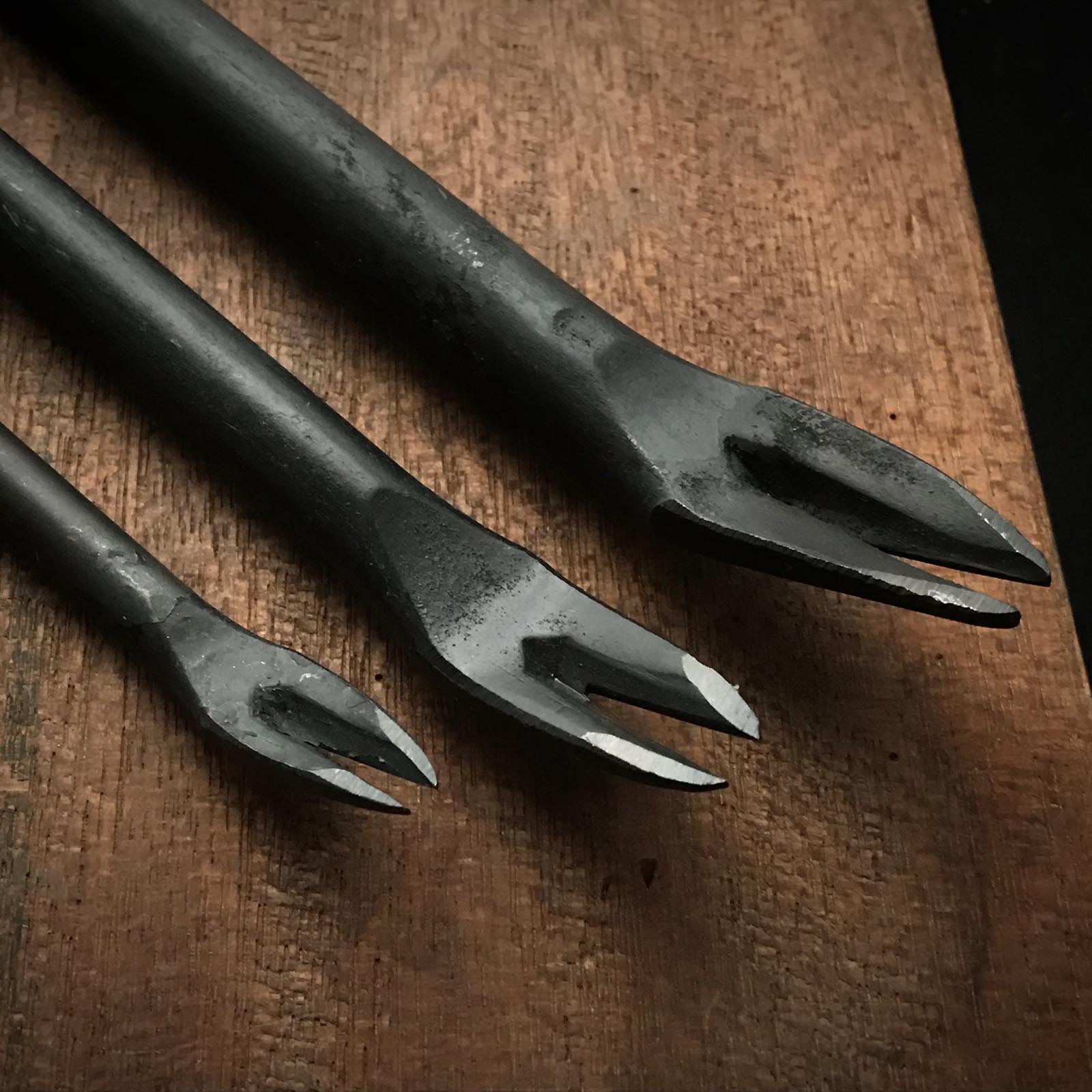 Katake Japanese Hand made crowbar 加竹 バール 釘抜き 180,210,240,270,300mm ...