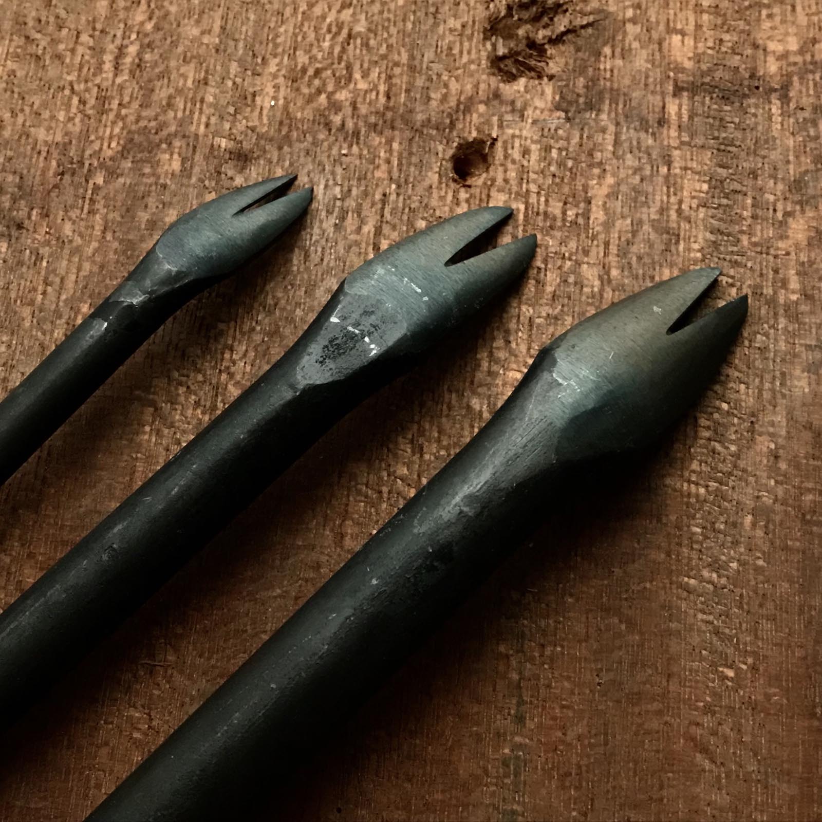 Katake Japanese Hand made crowbar 加竹 バール 釘抜き 180,210,240,270,300mm ...